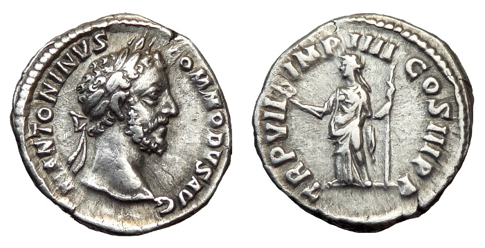 Commodus Ar Denarius | Roman Imperial Coins