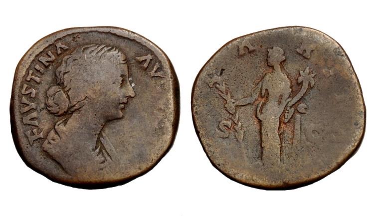 Faustina Junior Ae Sestertius | Roman Imperial Coins