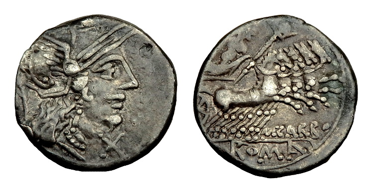 Marcius Papirius Carbo Ar Denarius | Roman Republican Coins