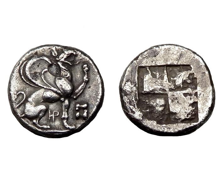 Ionia Teos Ar Trihemiobol | Greek Coins