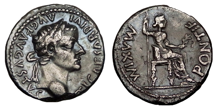 Tiberius Ar Denarius | Roman Imperial Coins