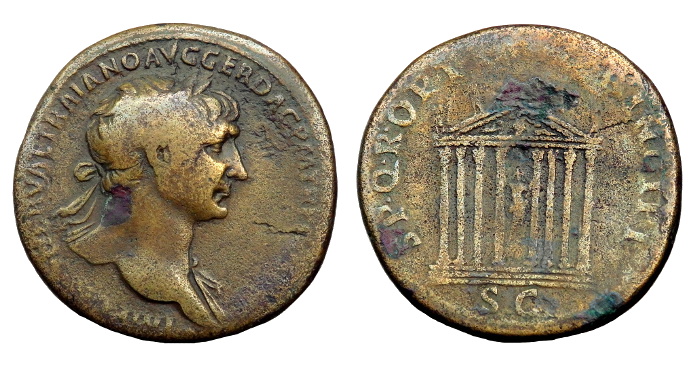 Trajan Ae Sestertius | Roman Imperial Coins