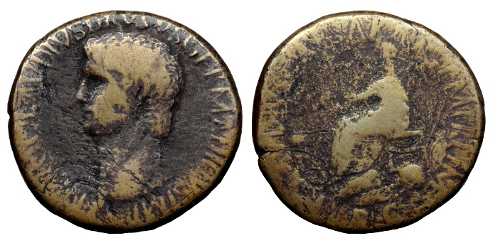 Nero Claudius Drusus Ae Sestertius | Roman Imperial Coins