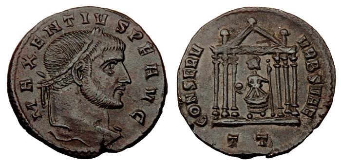 Maxentius Ae Follis | Roman Imperial Coins