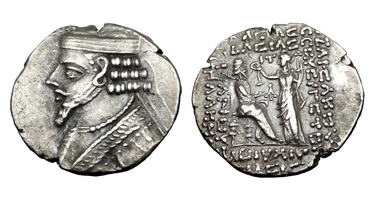 Phraatakes Ar Tetradrachm | Greek Coins