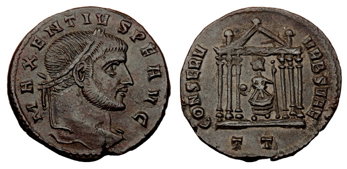 Maxentius Ae Follis | Roman Imperial Coins