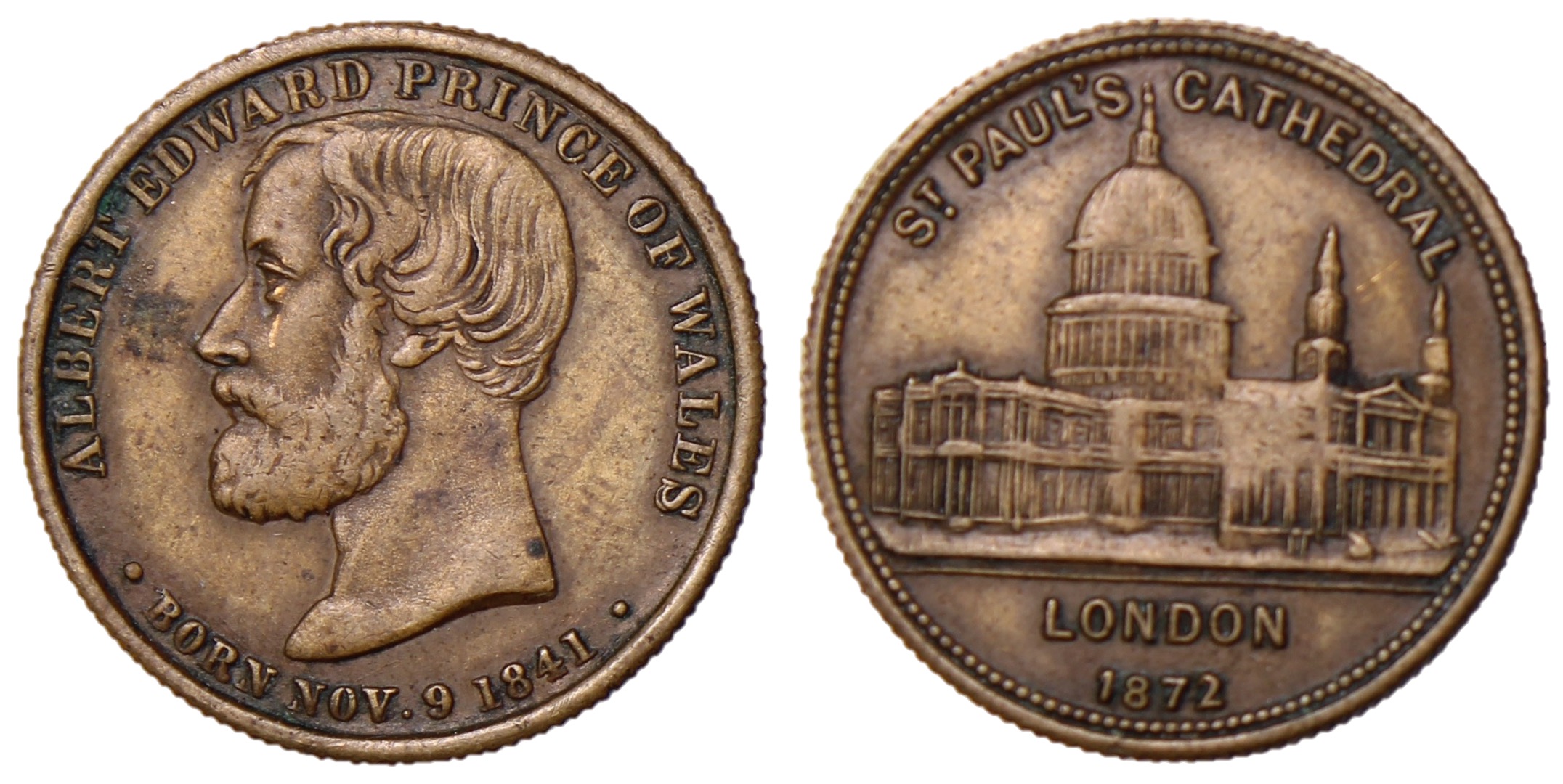 Great Britain, 1872, St. Pauls Cathedral Token | European Coins