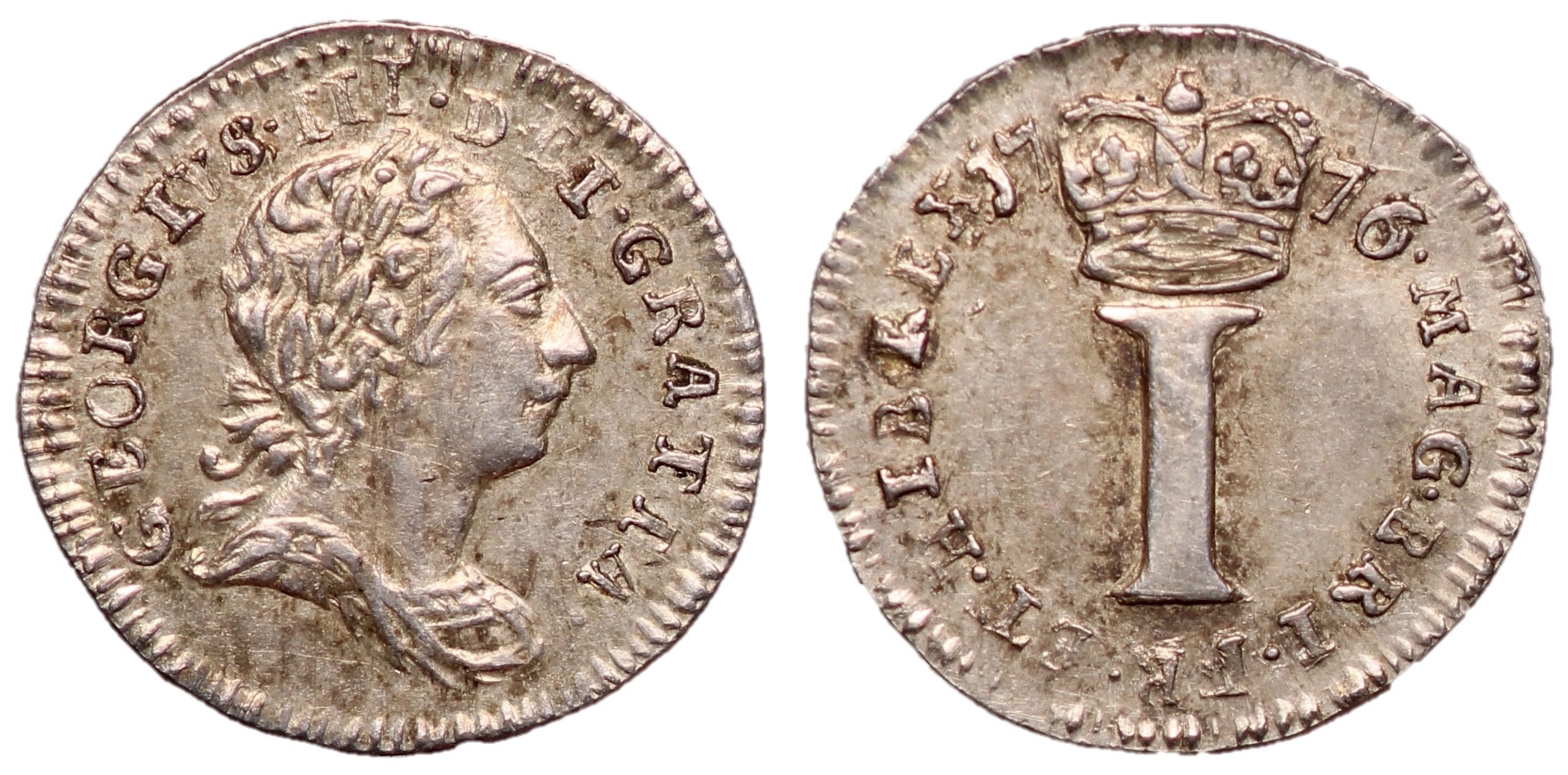 Great Britain, George III, 1776 Silver Maundy Penny | European Coins