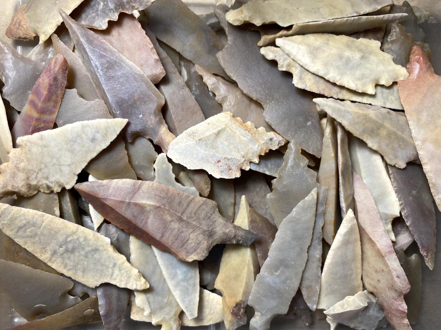 Lot of 81 Mesolithic Arrow Points, 10,000 - 6,000 BC | Lots & Collections