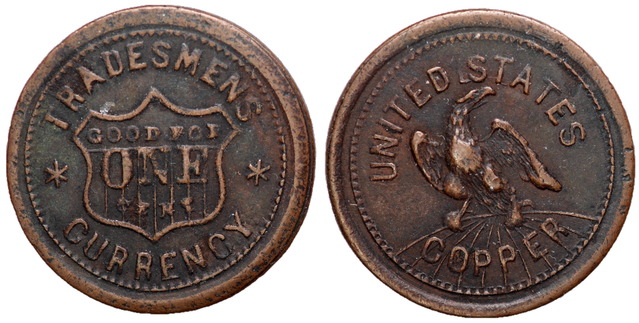 Civil War Token, 1861 - 1865 | Tokens & Medals