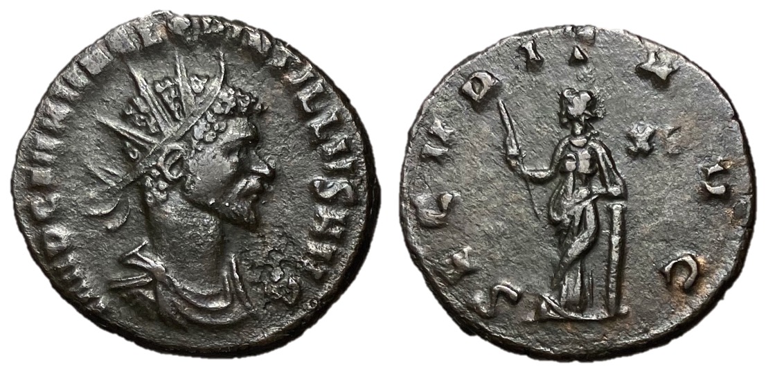 Quintillus, 270 AD, Antoninianus of Rome, Securitas, ex NFA | Roman ...