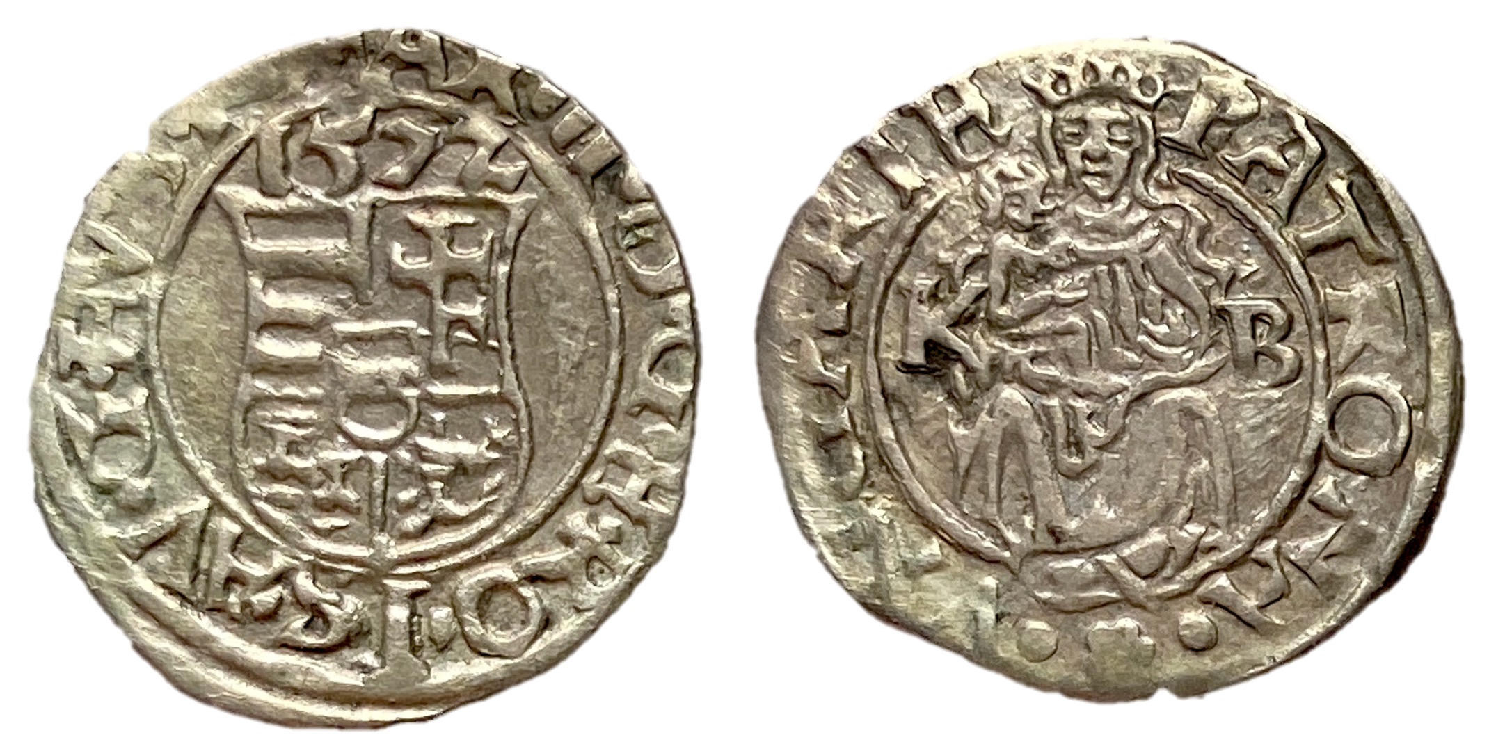 Hungary, Maximilian, 1572, Silver Denar | Medieval Coins