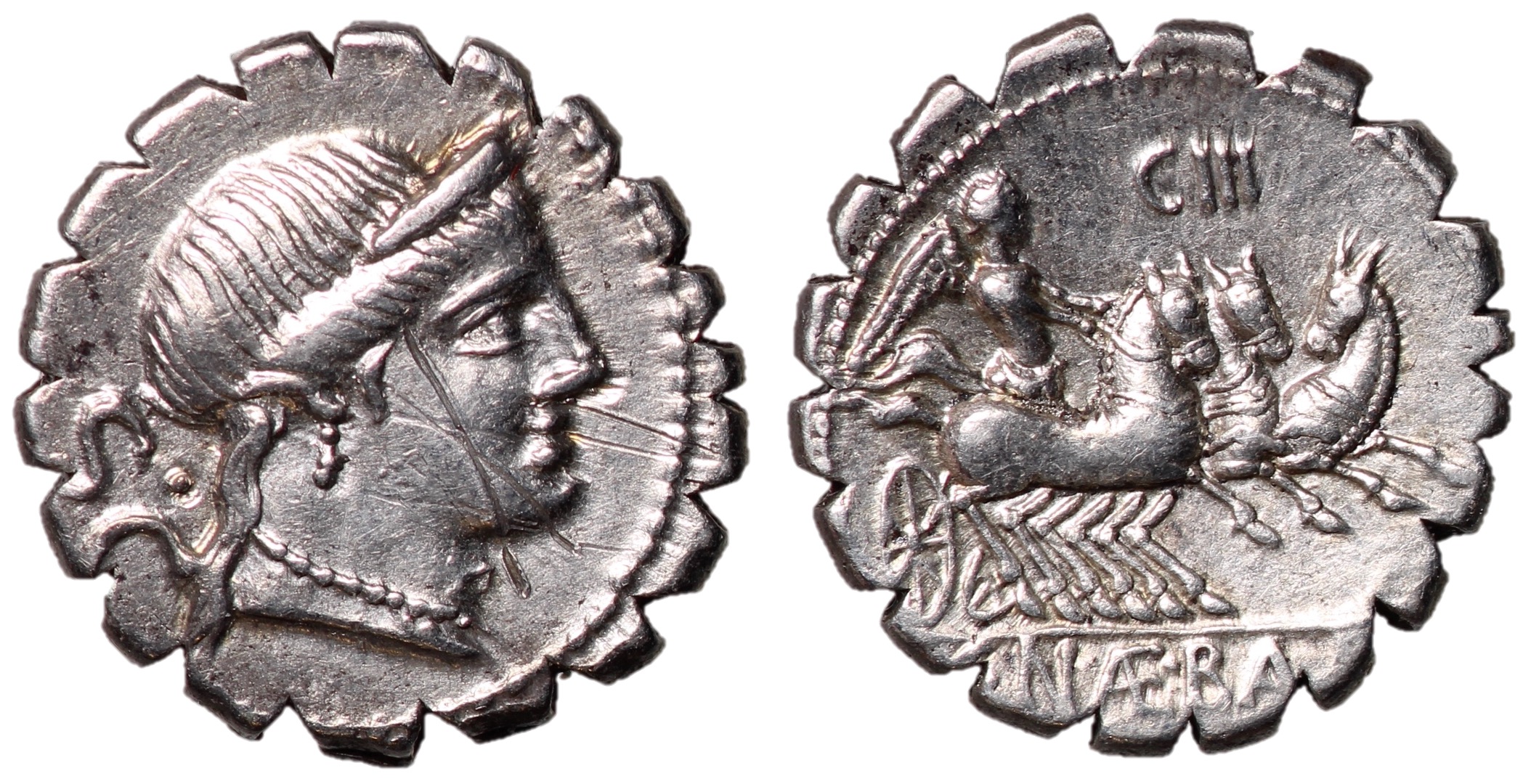 Roman Republic, C. Naevius Balbus, 79 BC, Silver Denarius | Roman ...