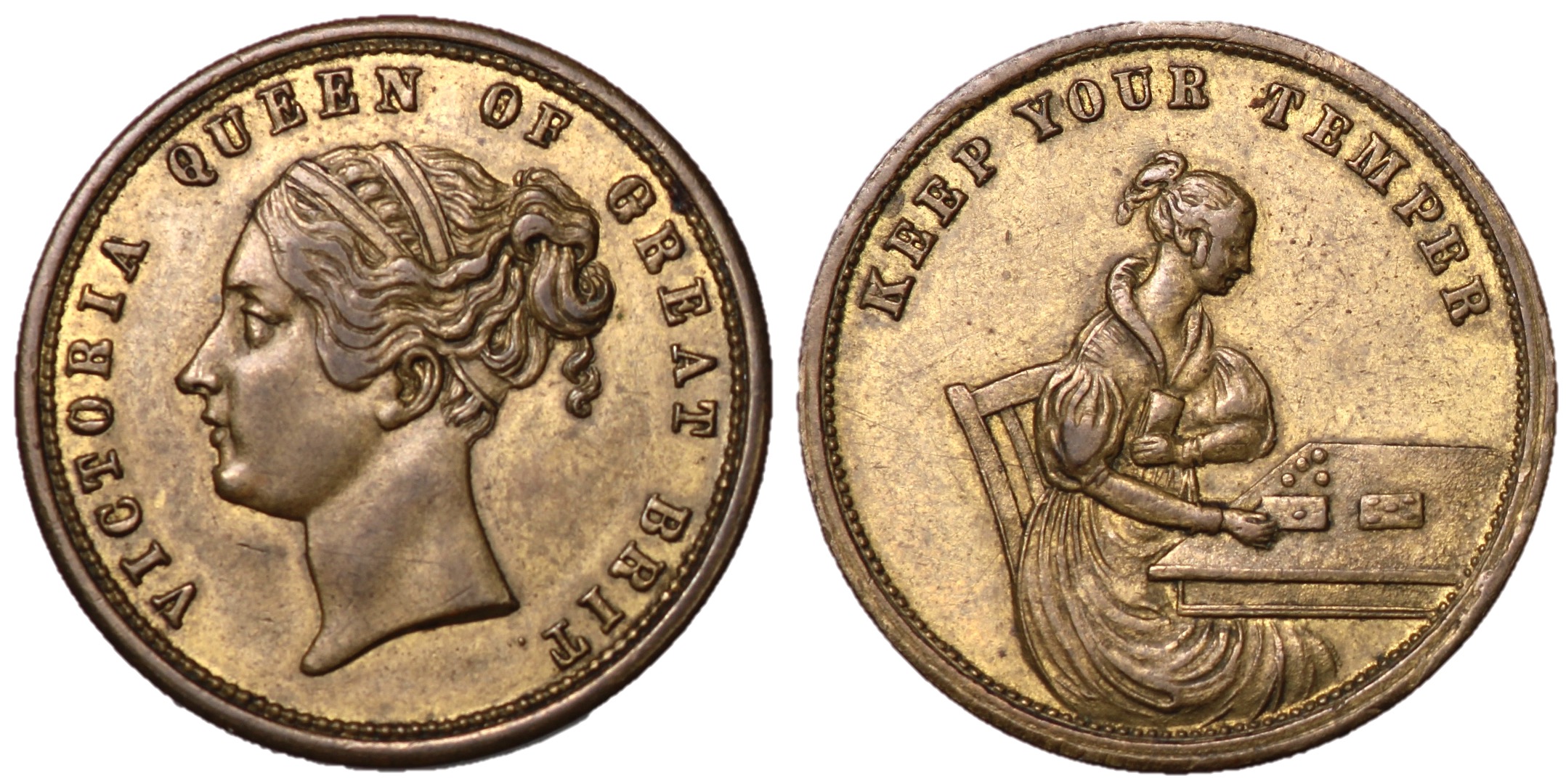 Great Britain, Victoria, 1850's Gaming Token | European Coins