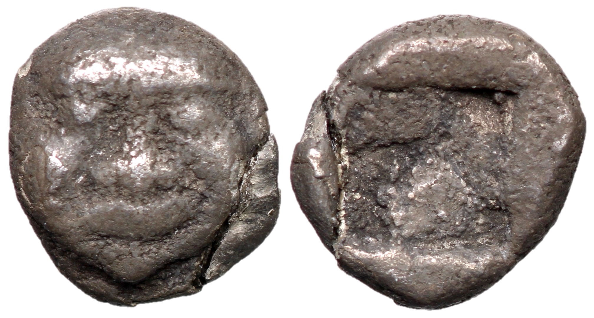 Macedon, Neapolis, 500 - 480 BC, Silver Obol | Greek Coins