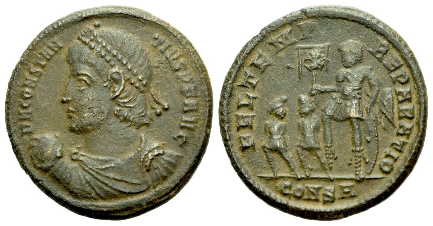Constantius II, Follis of Constantinople | Roman Imperial Coins