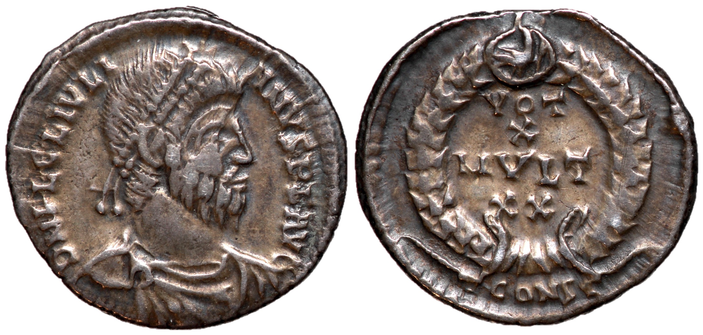 Julian II The Apostate, 360 - 363 AD, Silver Siliqua of Arelate