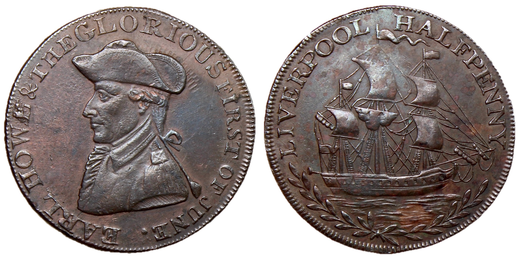 Great Britain, Lancashire, Liverpool, 1790's Mule Conder Token