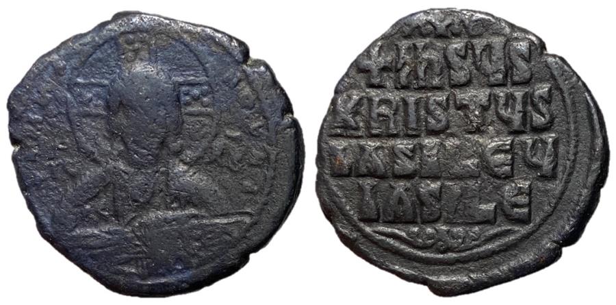 Constantine VIII, 1025 - 1028 AD, Anonymous Class A3 Follis | Byzantine ...
