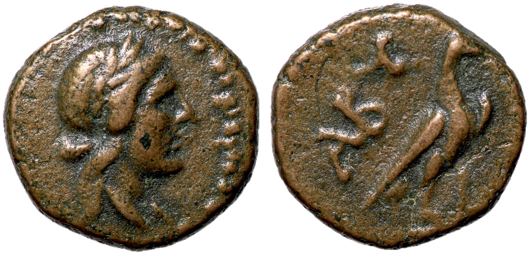 Troas, Abydos, 320 - 200 BC, Chalkous with Apollo and Eagle | Greek Coins