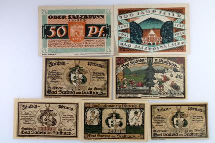 Germany, Lot of 7 Notgeld Notes, 1921 | Miscellaneous