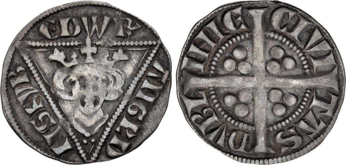 Ireland, Edward I, 1272 - 1307 AD, Silver Penny, Dublin Mint | Medieval ...