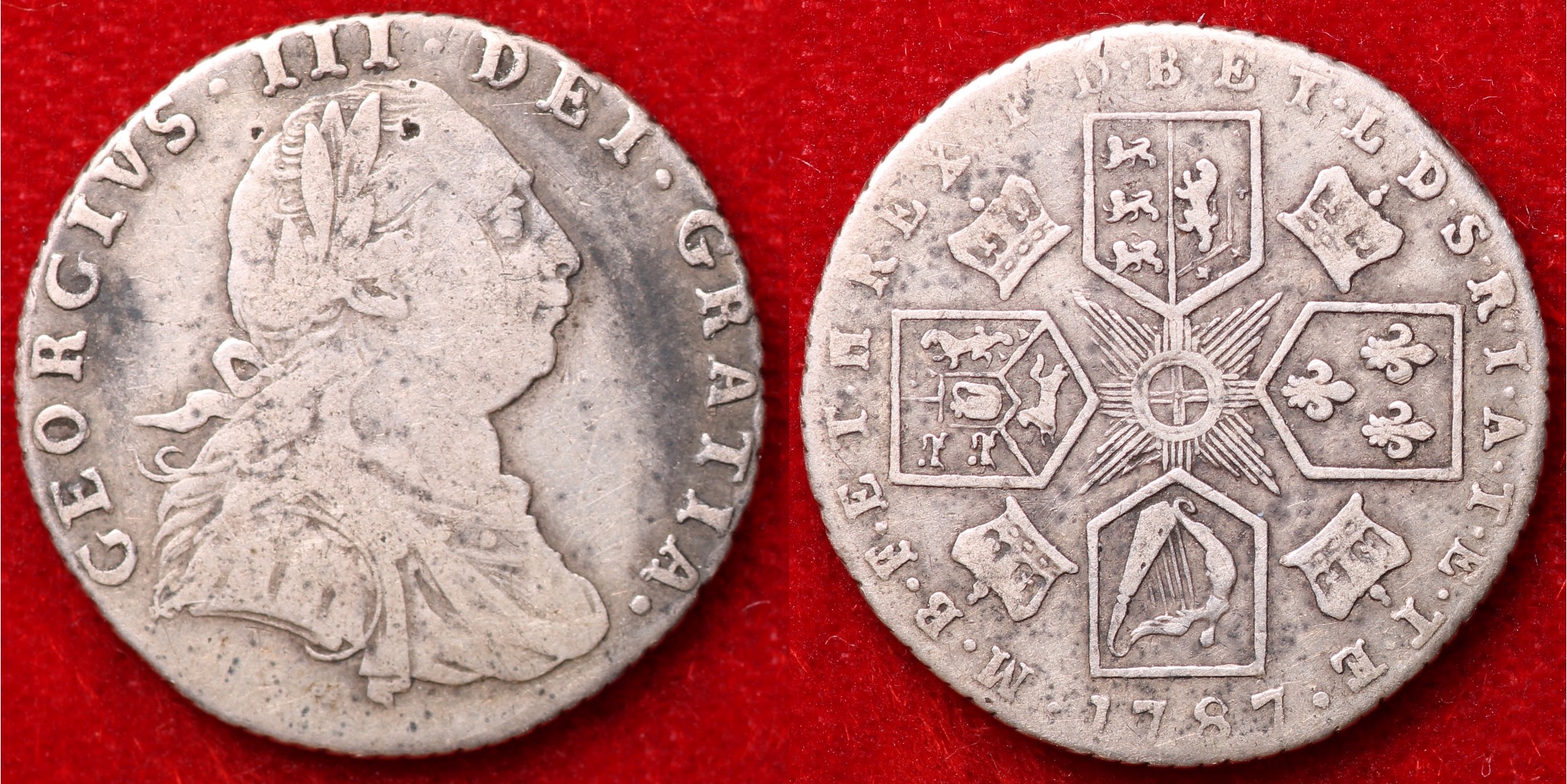 Great Britain, 1787 Silver Sixpence | European Coins
