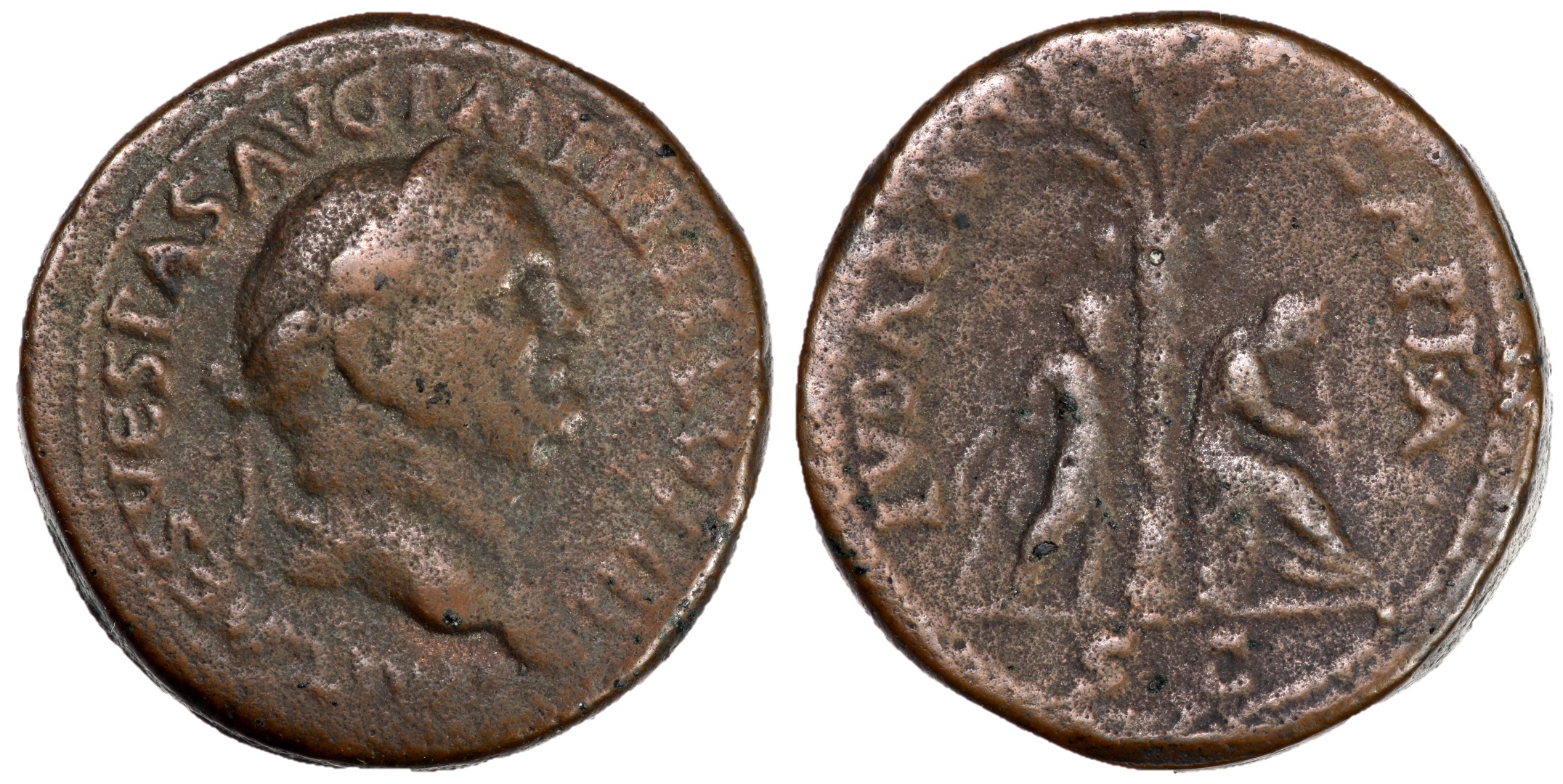 Titus, Paduan Aftercast, 16th Century, Judaea Capta Sestertius