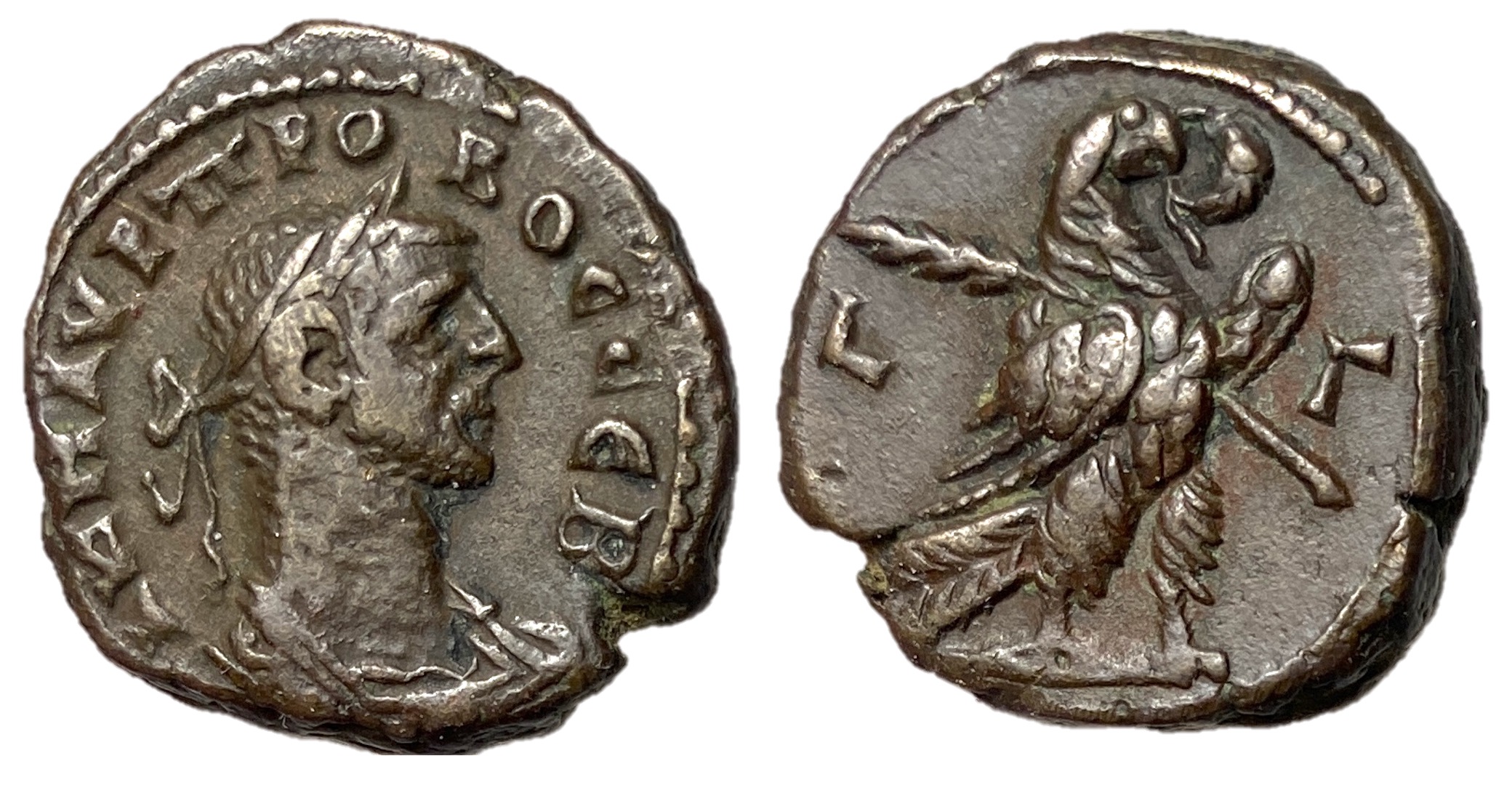 Probus, 276 - 282 AD, Tetradrachm of Alexandria, Eagle | Roman Imperial ...