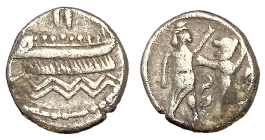 Samaria, Middle Levantine Series, 475 - 333 BC, Silver Obol | Greek Coins