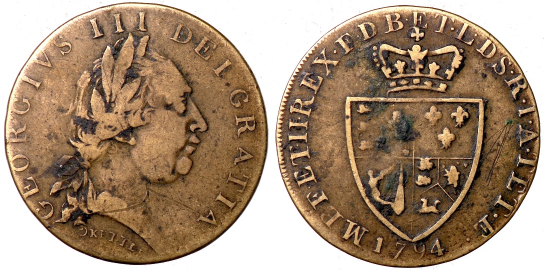 Great Britain, George III, 1794 Guinea Token | European Coins