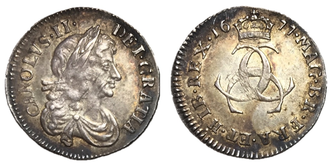 Charles II, 1677, Silver Threepence | Ancient Coins