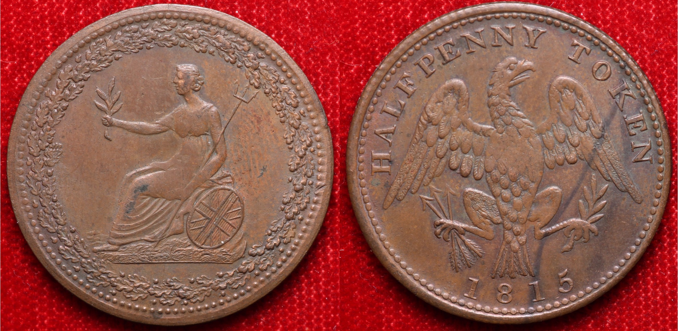 Canada, Lower, 1813 Halfpenny Token, 28mm | North & Central American ...