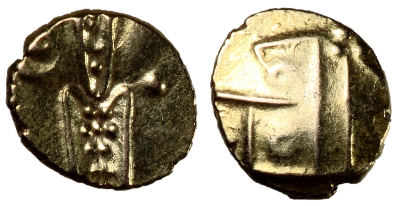 India, Dutch VOC, 1678 - 1795, Gold Fanam | Asian and Middle Eastern Coins