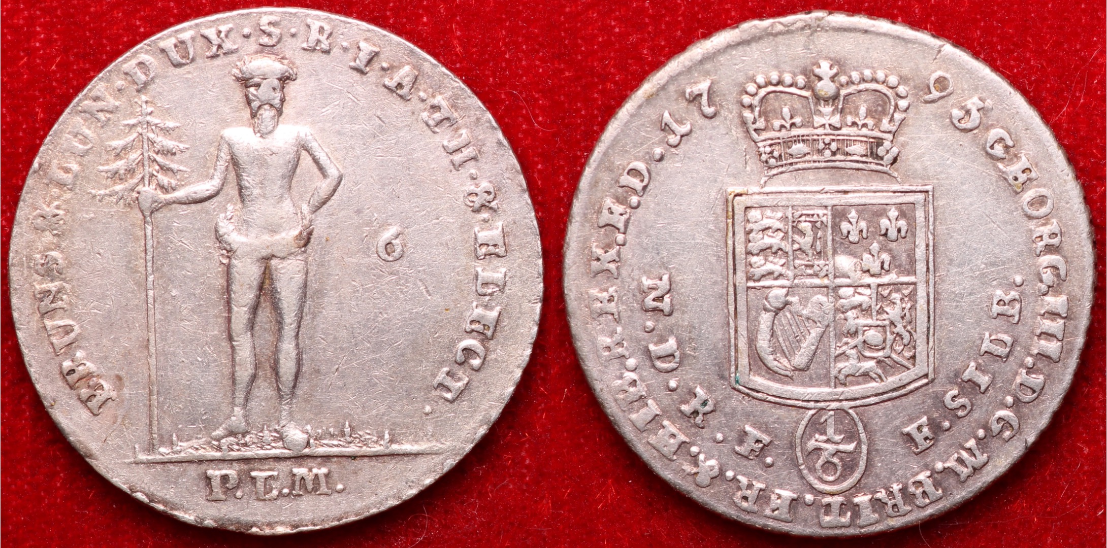 German States, Brunswick, 1795 Silver Wildman Thaler | European Coins