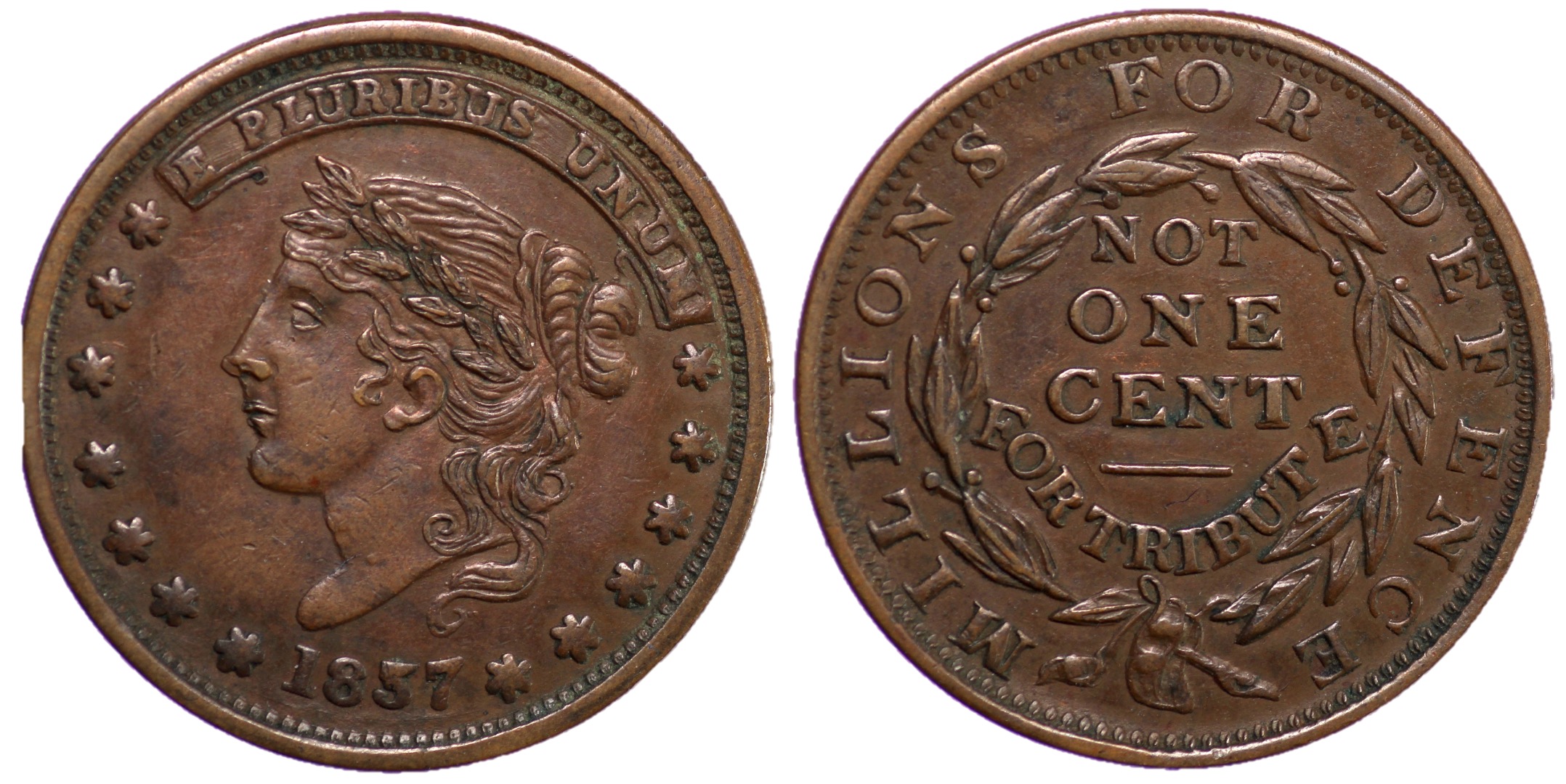 United States, Hard Times Token, 1837, HT 46, Low 31 | Tokens & Medals