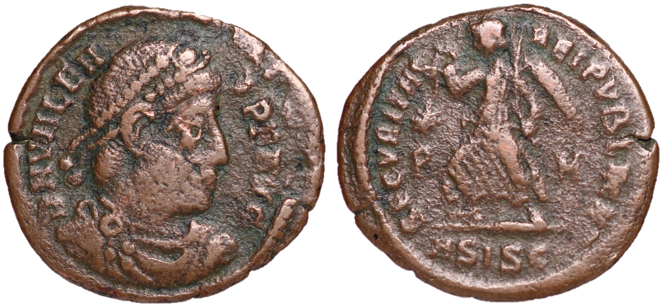 Valens, 364 - 378 AD, Follis of Siscia | Roman Imperial Coins