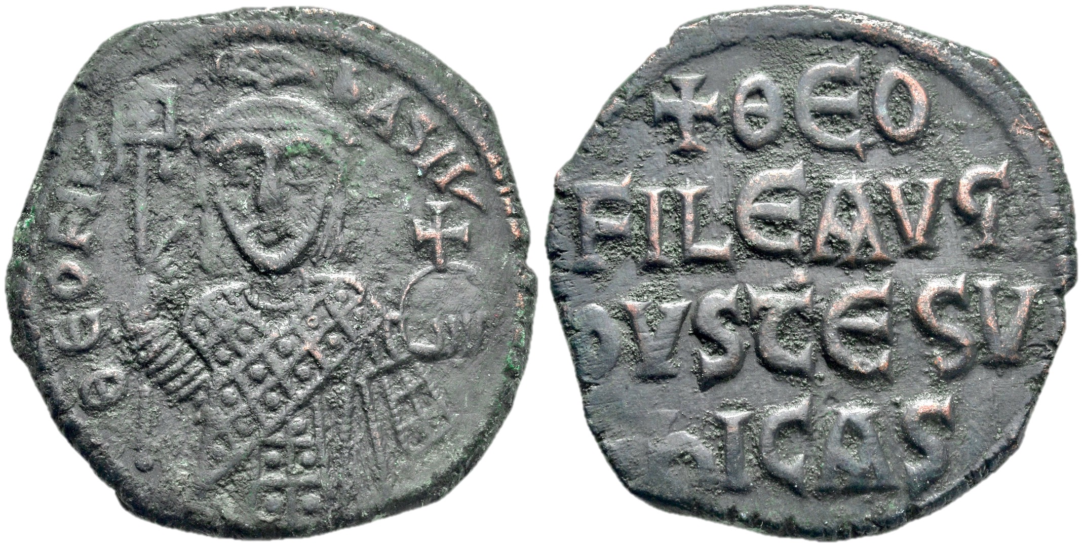 Theophilus, 829 - 842 AD, Follis of Constantinople | Byzantine Coins