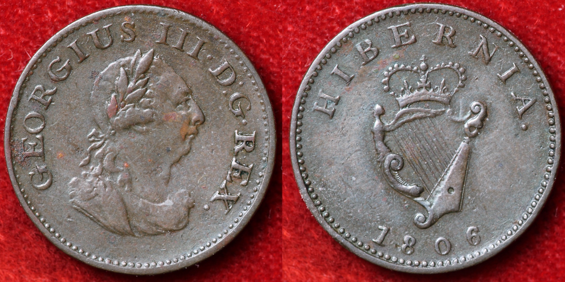 Ireland, British, 1806 Farthing | European Coins