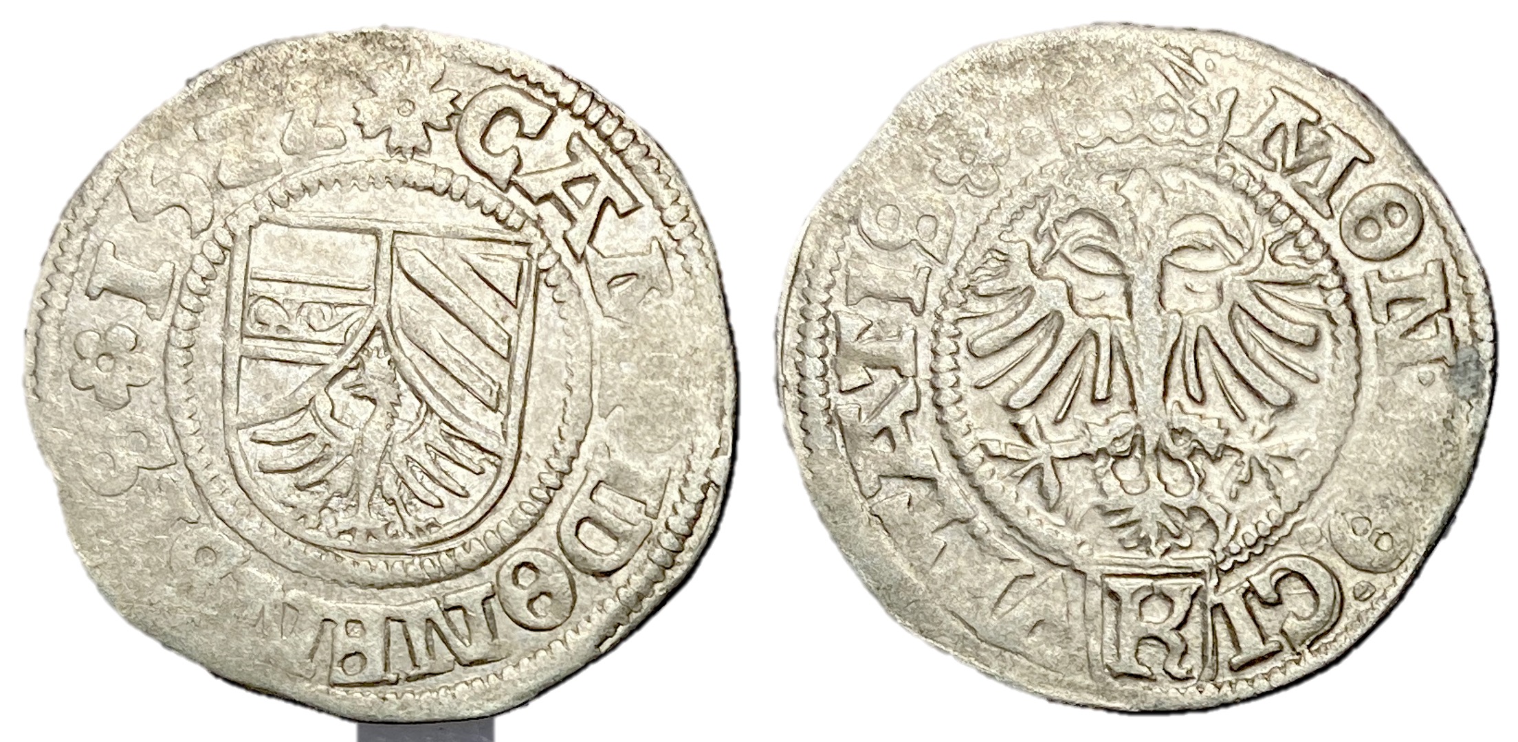 German States, Kempten, 1522 Half Batzen | European Coins