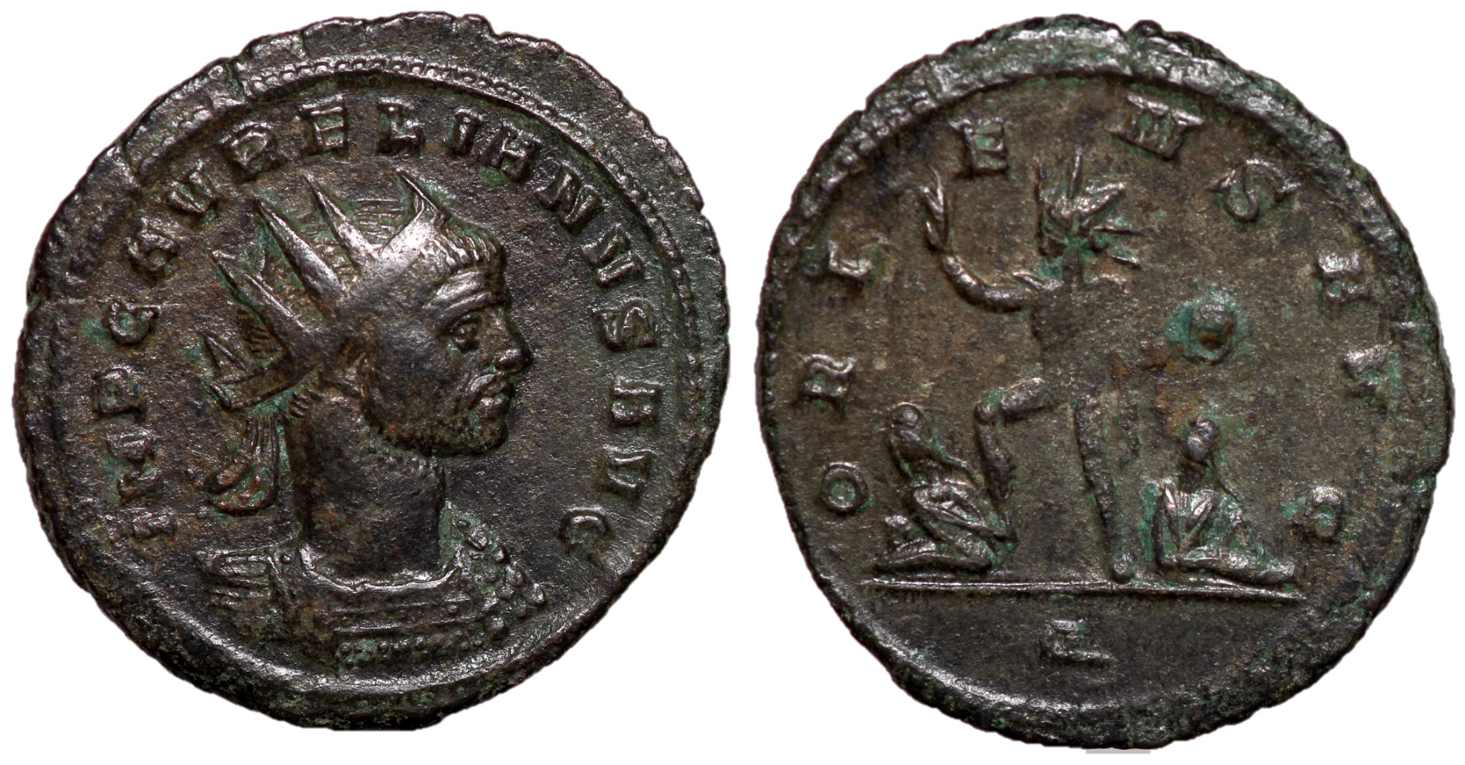 Aurelian, 270 - 275 AD, Antoninianus of Siscia with Sol | Roman ...