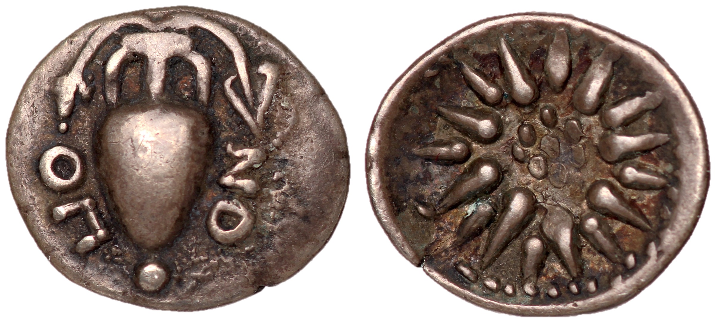 Lokris, Opunti, 375 - 350 BC, Silver Obol | Greek Coins
