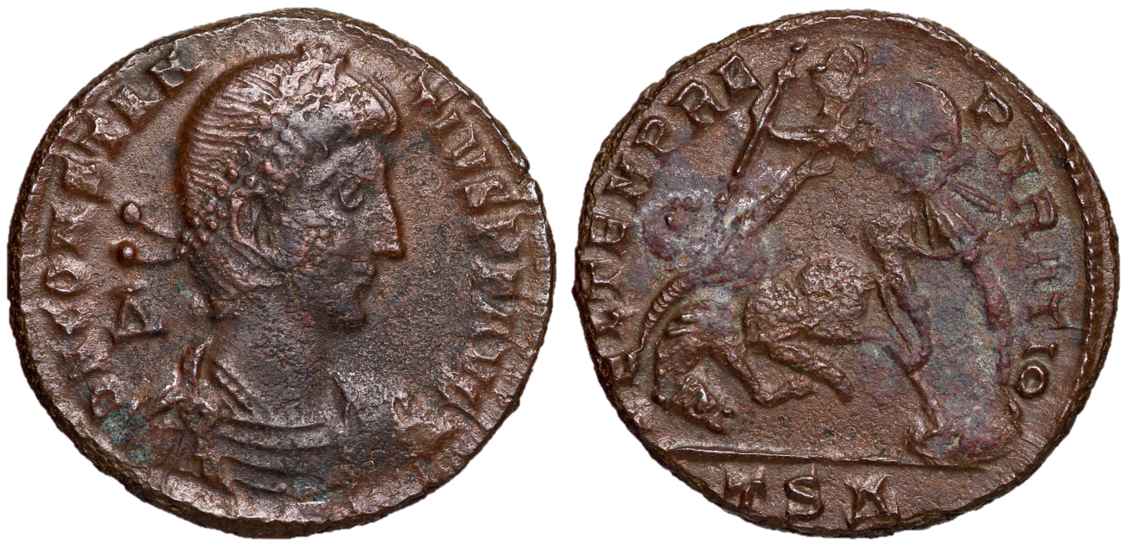 Constantius II, 336 - 361 AD, Centenionalis of Thessalonica | Roman ...