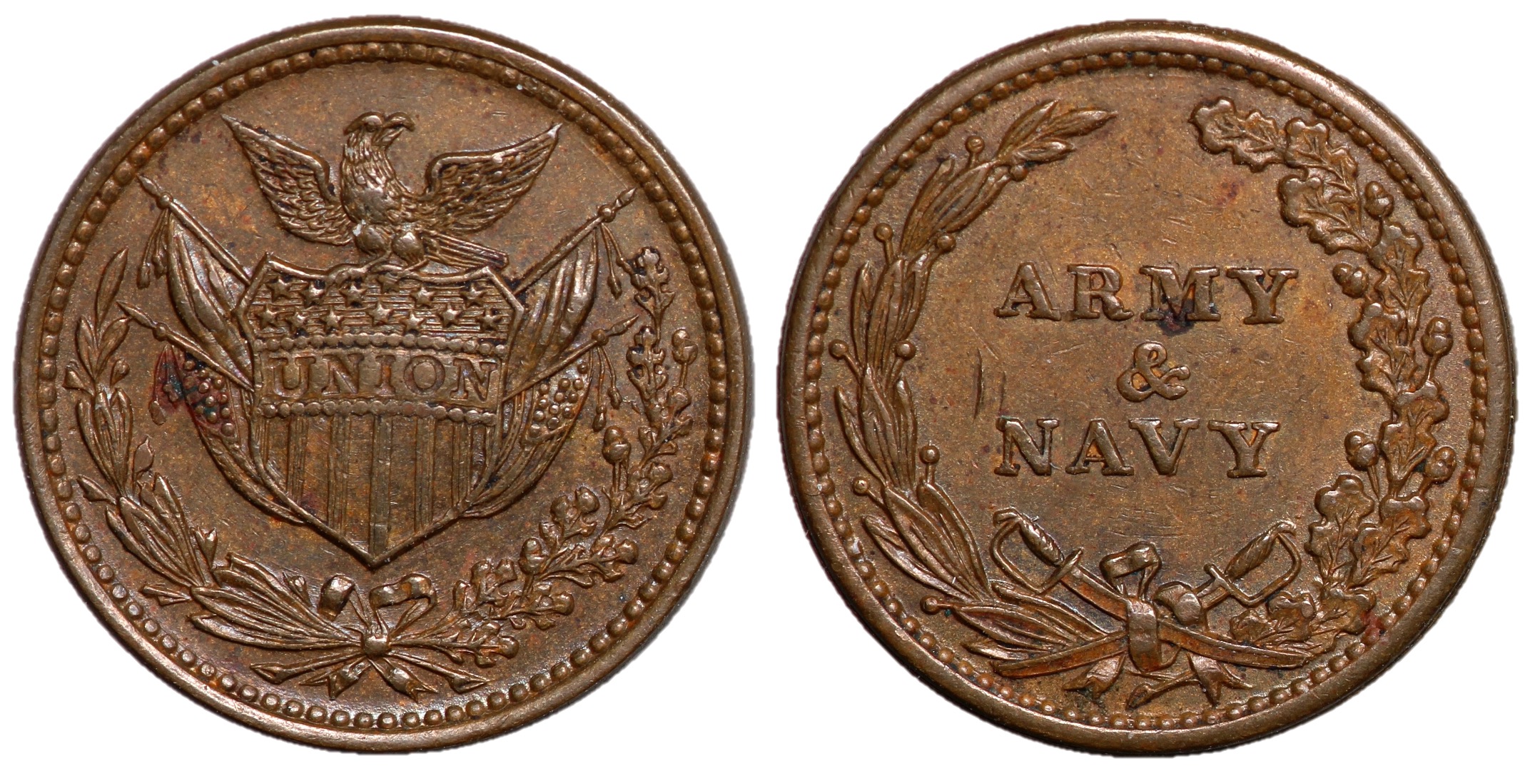 United States Civil War Token, Fuld 164/312 | Tokens & Medals