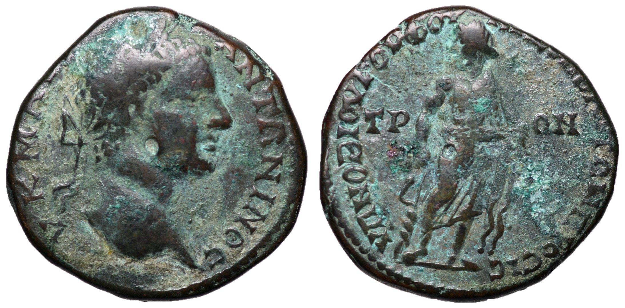 Elagabalus, 218 - 222 AD, AE26 of Nicopolis with Asklepios | Roman ...