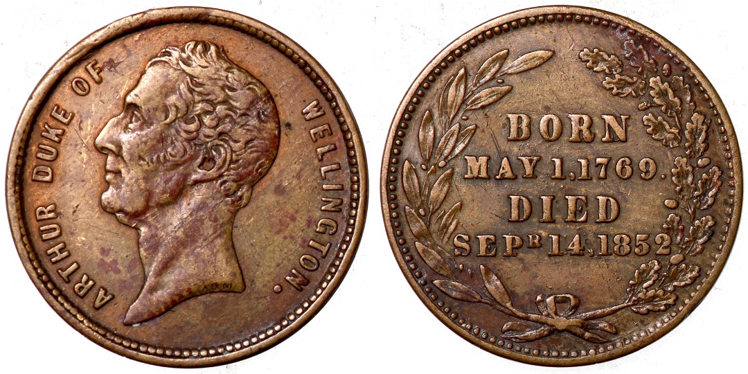Great Britain, 1852, Duke of Wellington Death Token | European Coins