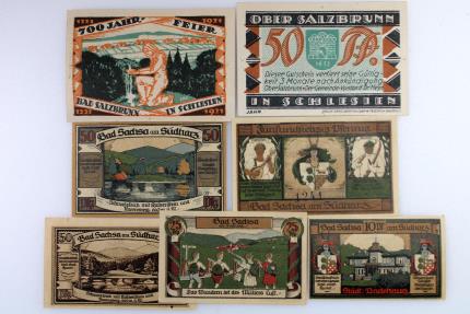 Germany, Lot of 7 Notgeld Notes, 1921 | Miscellaneous