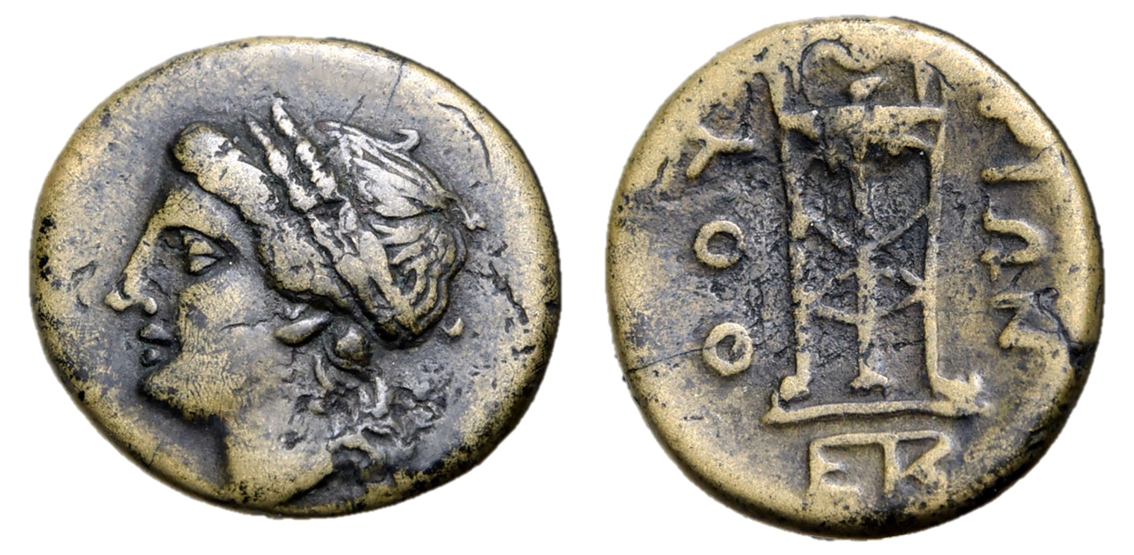 Lucania, Thourioi, 280 - 270 BC, AE13 | Greek Coins