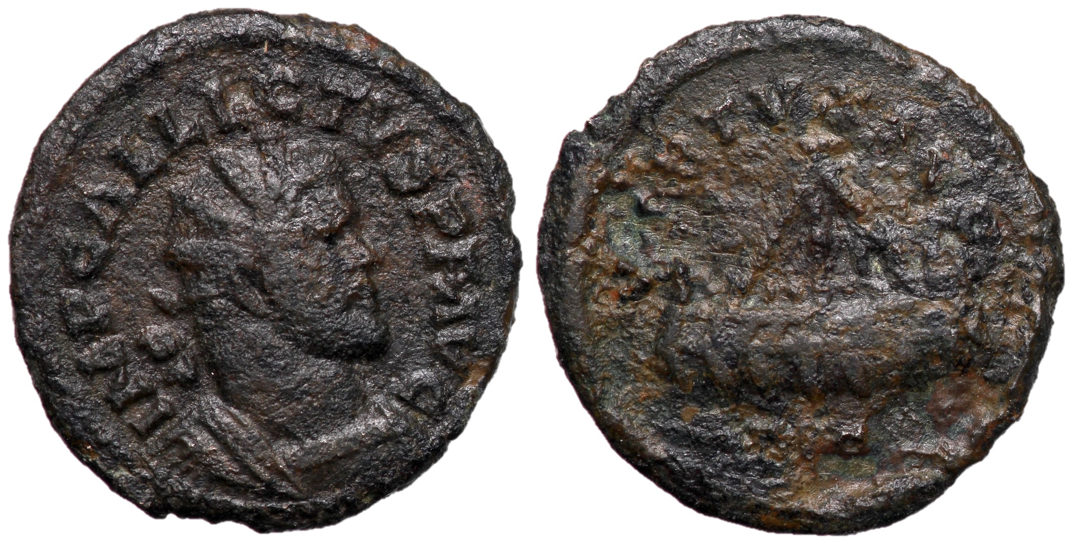 Allectus, 293 - 296 AD, AE Quinarius of Camulodunum Mint | Roman ...