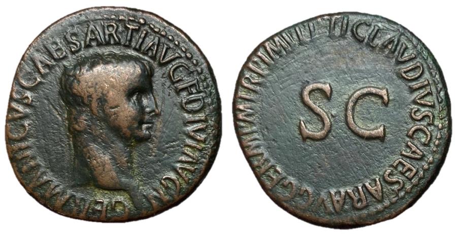 Germanicus, died 19 AD, AE As | Roman Imperial Coins